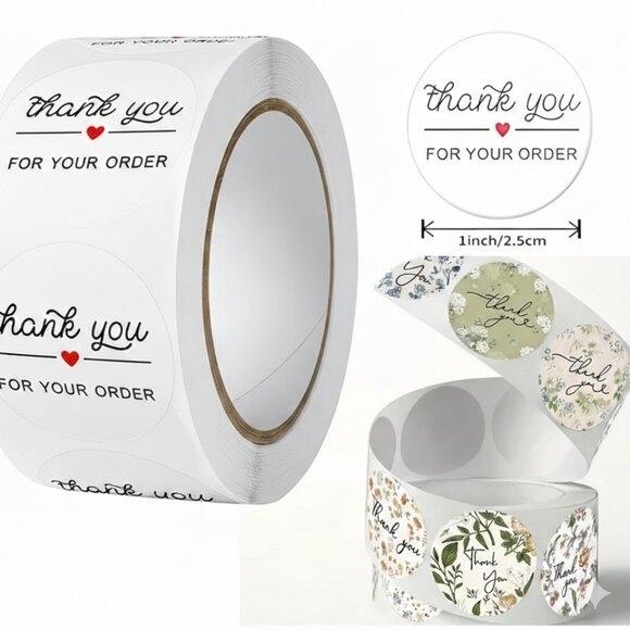 various | Office | 00 Mega Value Thank You Sticker Pack | Poshmark